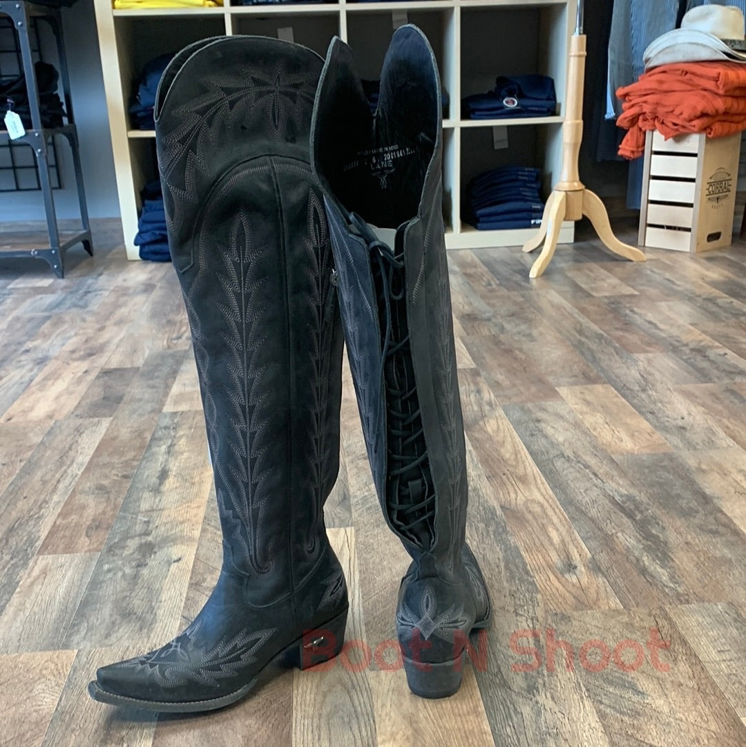 Lane Lexington OTK Jet Distress Black – Boot N Shoot